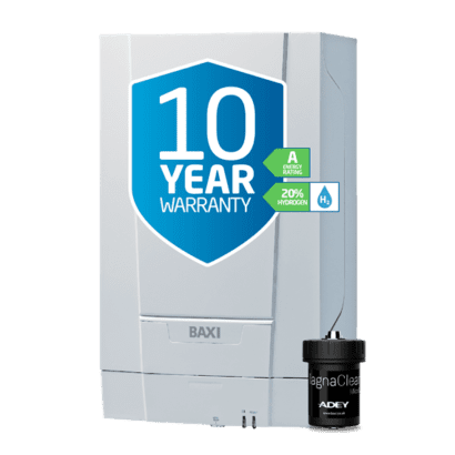 Baxi 816 Heat Only Boiler inc Adey Micro2 Filter & Horizontal Flue ...